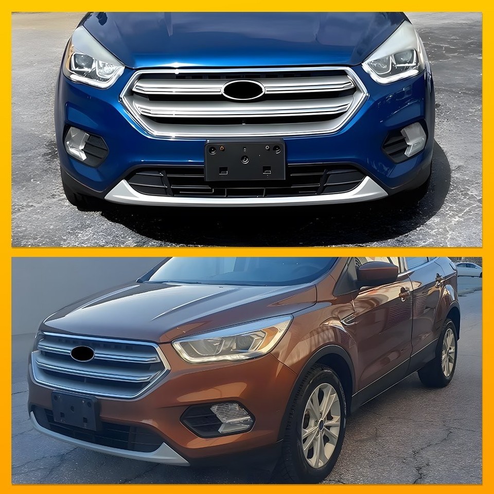 For 2017-19 Ford Escape FRONT LICENSE BUMPER PLATE HOLDER GJ5Z17A385AA ...