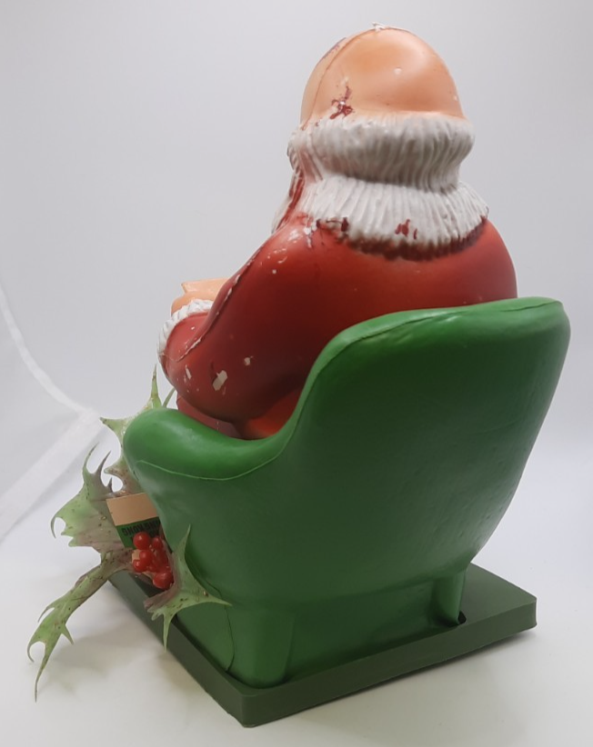 FloraBelle Tagged Christmas Santa Blow Mold for Plant/Centerpiece VTG ...