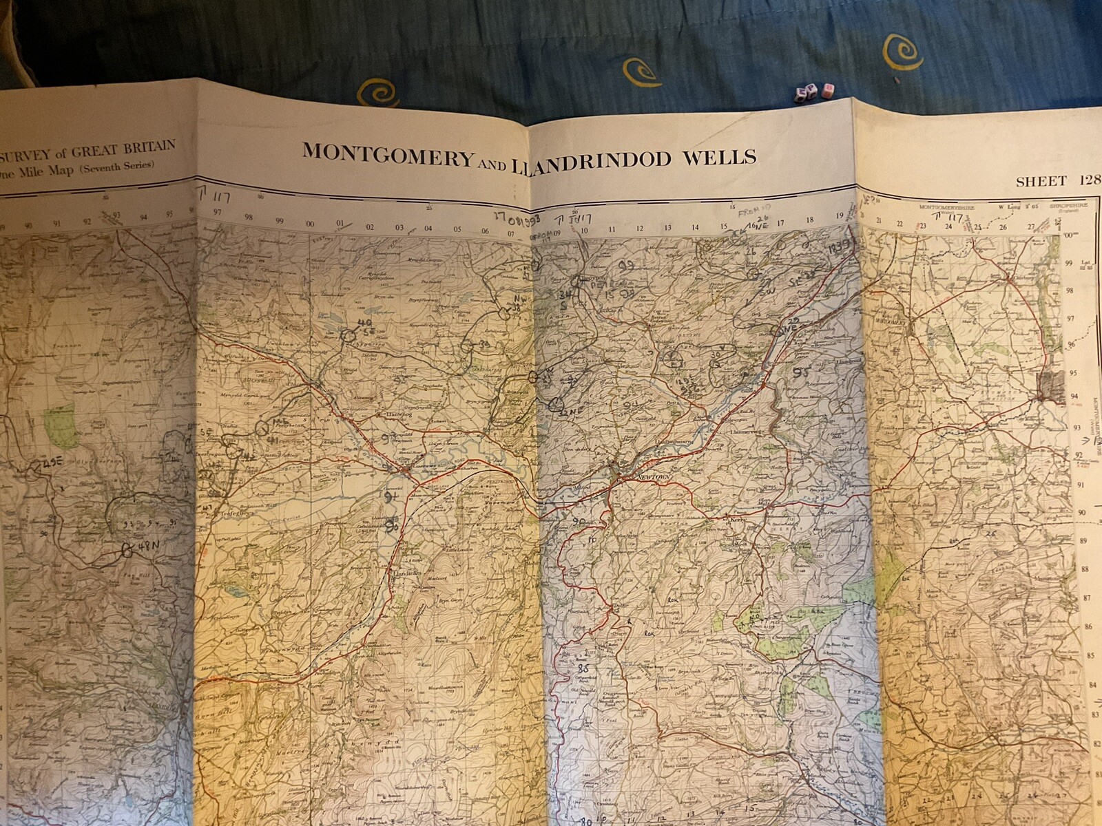 GSGS MOD MAP WAR OFFICE , Montgomery , LARGE SIZE | eBay UK