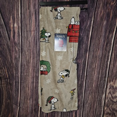 Berkshire Snoopy Christmas Blanket Throw 50"x70" NEW Peanuts Christmas ...