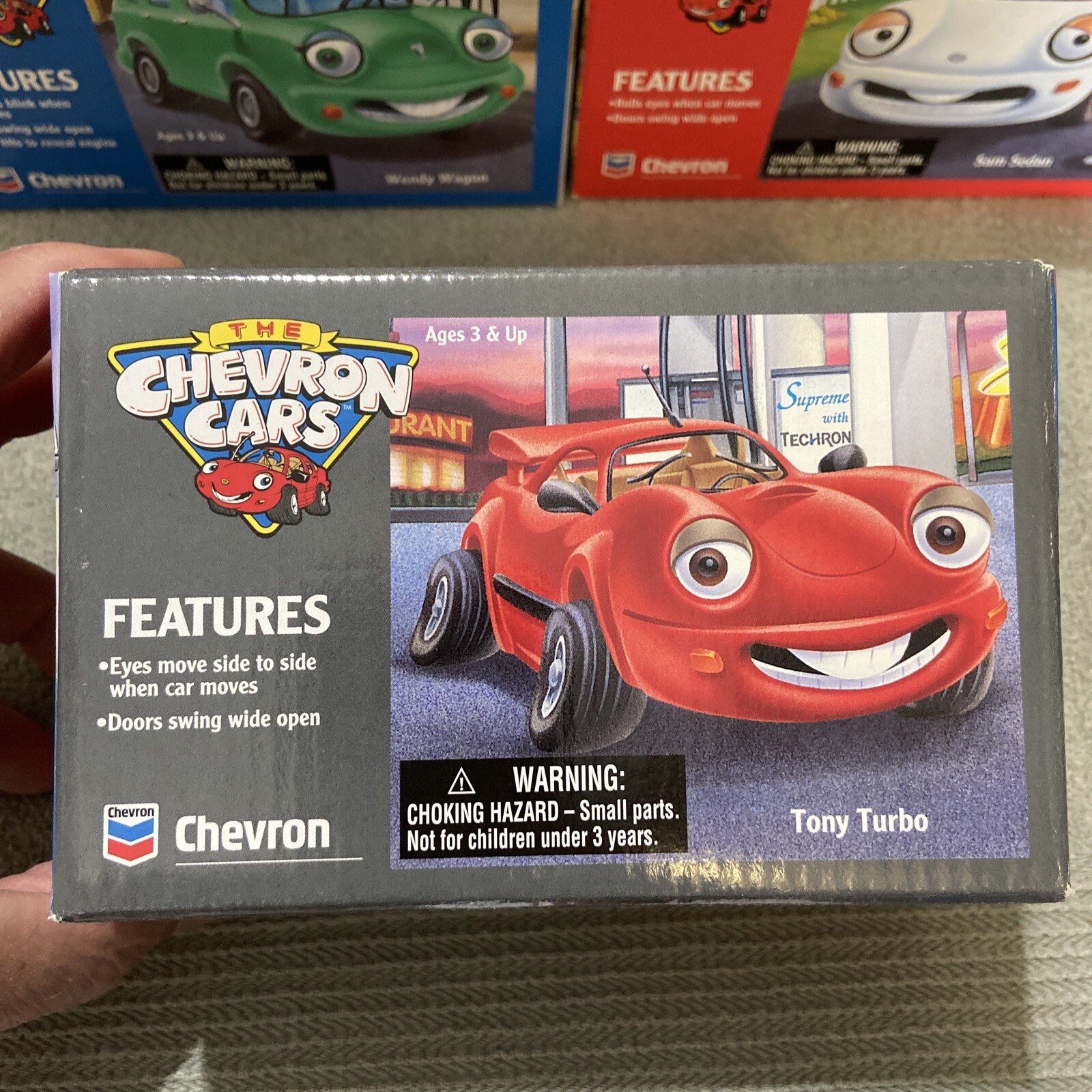 The Chevron Cars Sam Sedan Wendy Wagon Tony Turbo 1996 Lot of 3 ...