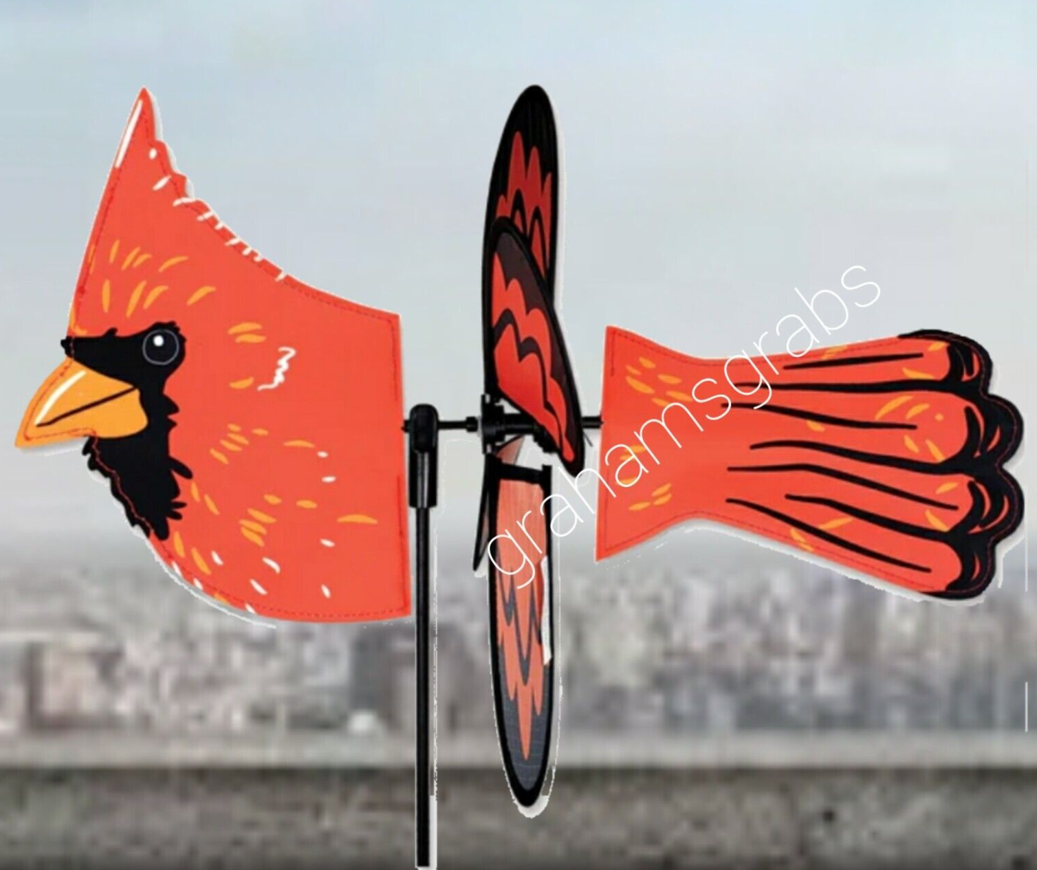 PREMIER DESIGNS KITES CARDINAL PETITE WIND SPINNER YARD GARDEN DECOR ...