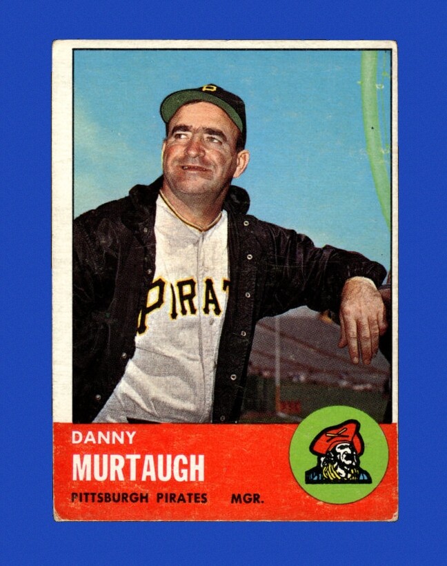 1963 Topps Set-Break #559 Danny Murtaugh Mgr VG-VGEX *GMCARDS* | eBay