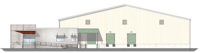 HO Scale Building Background FLAT/ 2D "Warehouse Elevation 4" Brand New ...