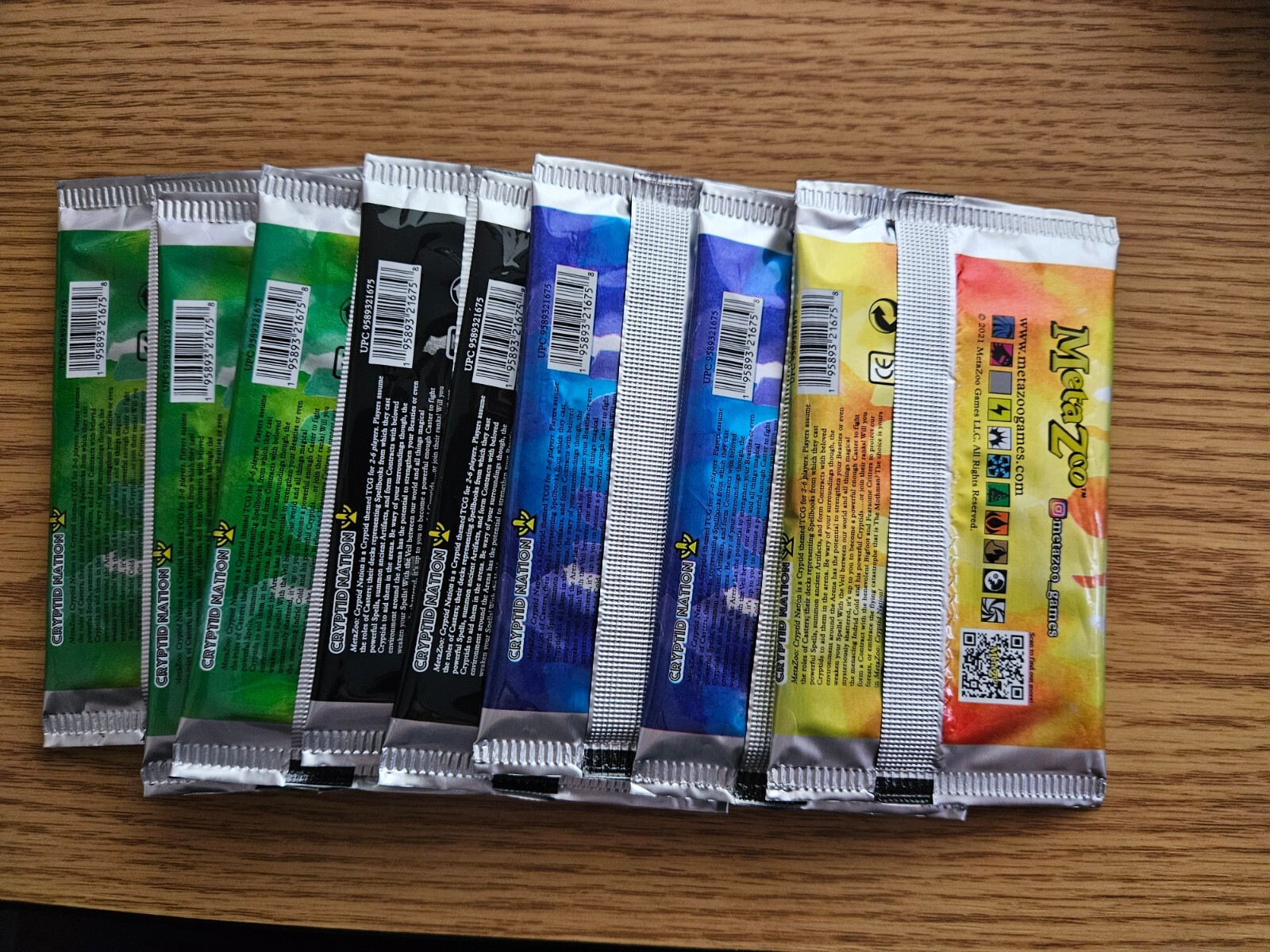 NEW SEALED MetaZoo Cryptid Nation 2nd Edition Booster Pack - Lot of 8 packs | eBay