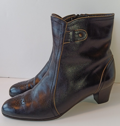 Riz Raffinee Black Ankle Boots US 6.5 / JAPAN 24.5 EE Wide Width $200 | eBay