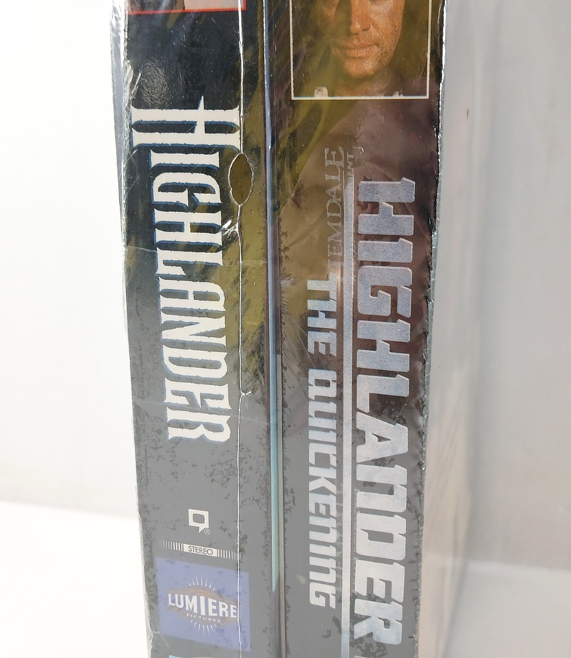 Vintage HIGHLANDER 1 & 2 Movies VHS Tape Double Pack NEW & FACTORY ...