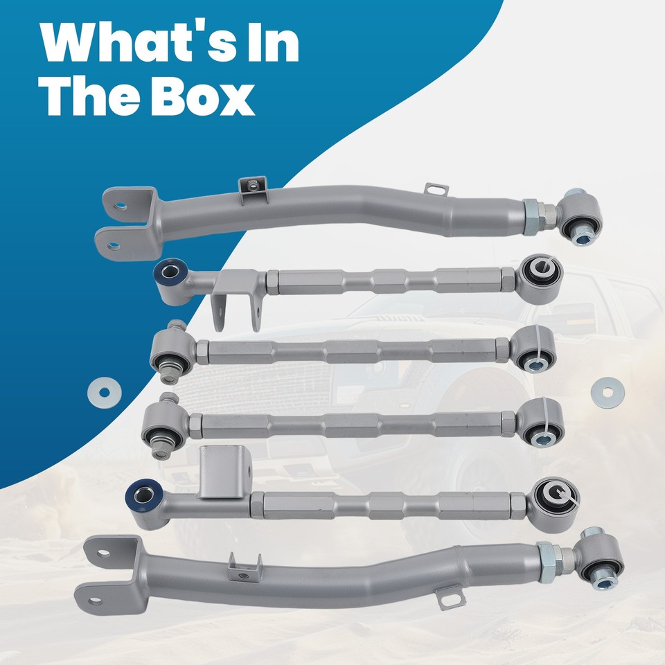 6 Pcs Pillow Ball Rear Lateral Links Control Arm for Subaru Impreza WRX ...