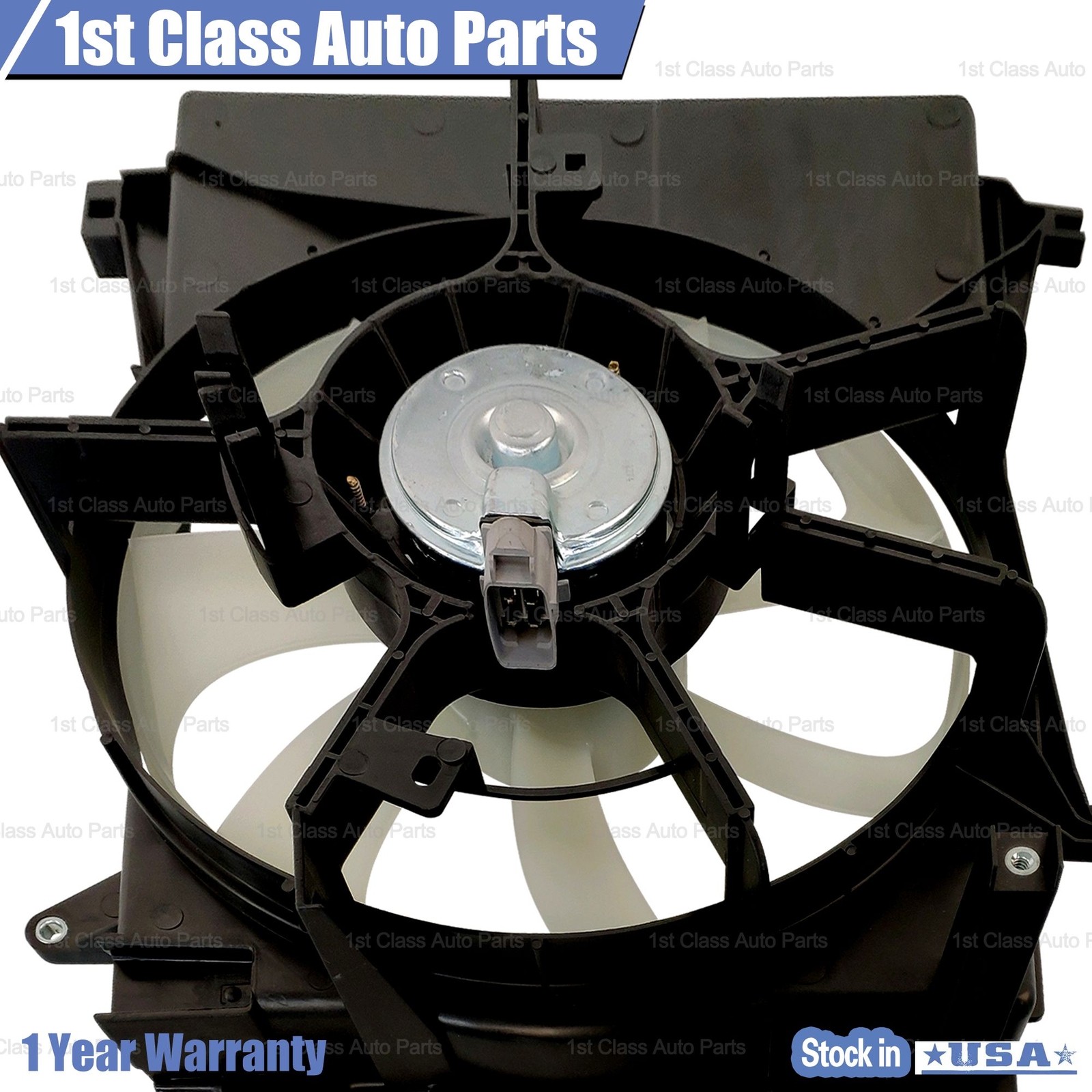 Brand New Radiator Cooling Fan Assembly for Mitsubishi Mirage 2014-2015 ...