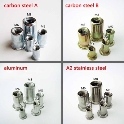 Multi Threaded Blind Insert Rivet Nut Rivnut Nutsert Blindnut M3M4-M8 ...