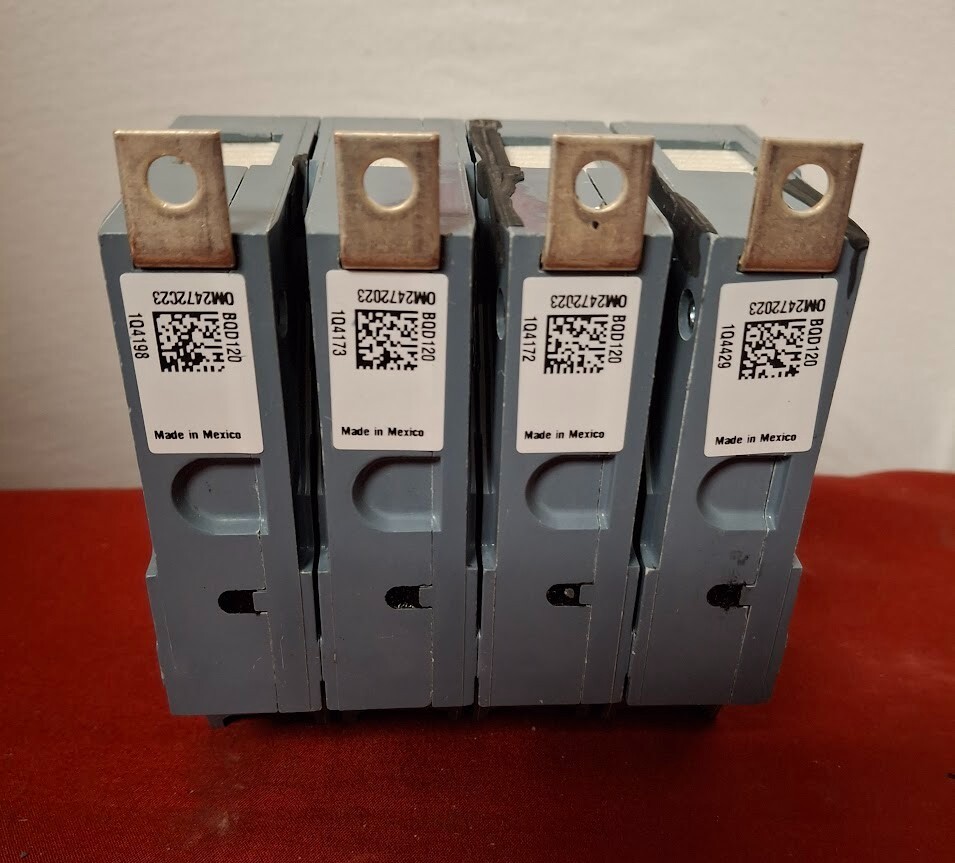 SIEMENS (ONE) BQD120 20AMP Bolt-On Circuit Breaker 277VAC SHIPS SAME ...