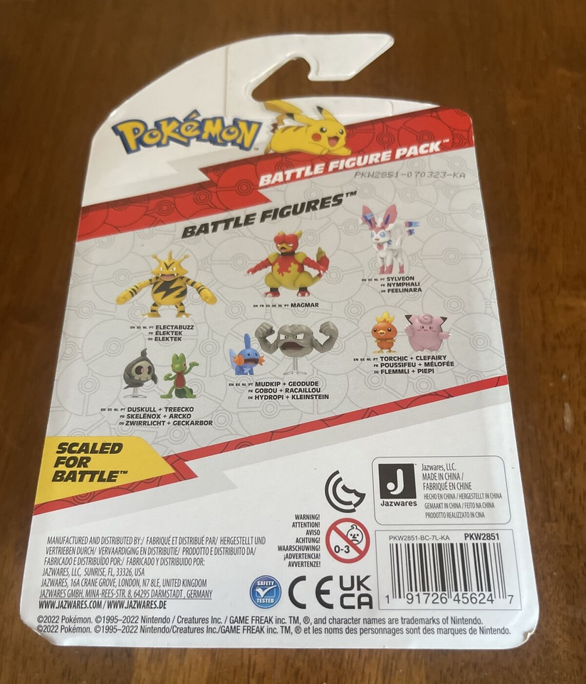 Pokemon Battle Figure Pack Pikachu with Snowball and Spheal BRAND NEW ...
