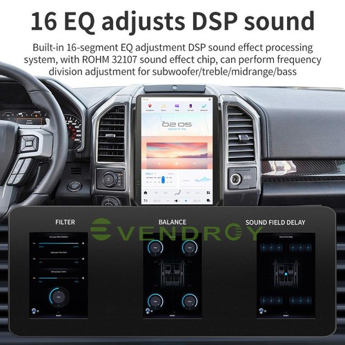 14.4" For Ford Raptor F150 2015-2020 Car GPS Navigation Radio Stereo 8G ...
