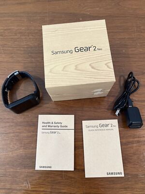 Samsung Gear 2 Neo/SM-R381/Black/iR Sensor/Smart Watch with Box | eBay