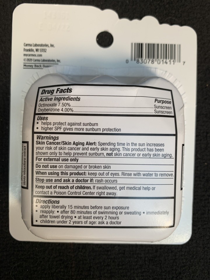 Carmex Minis Variety Pack-5 Pack Of New Flavors- Spf 15-0.18 OZ Each ...