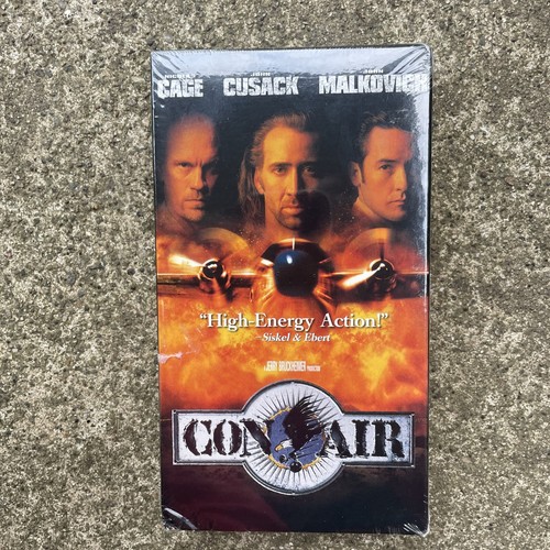 Con Air (VHS, 1997) NEW Nicolas Cage Dave Chappelle Danny Trejo Steve ...