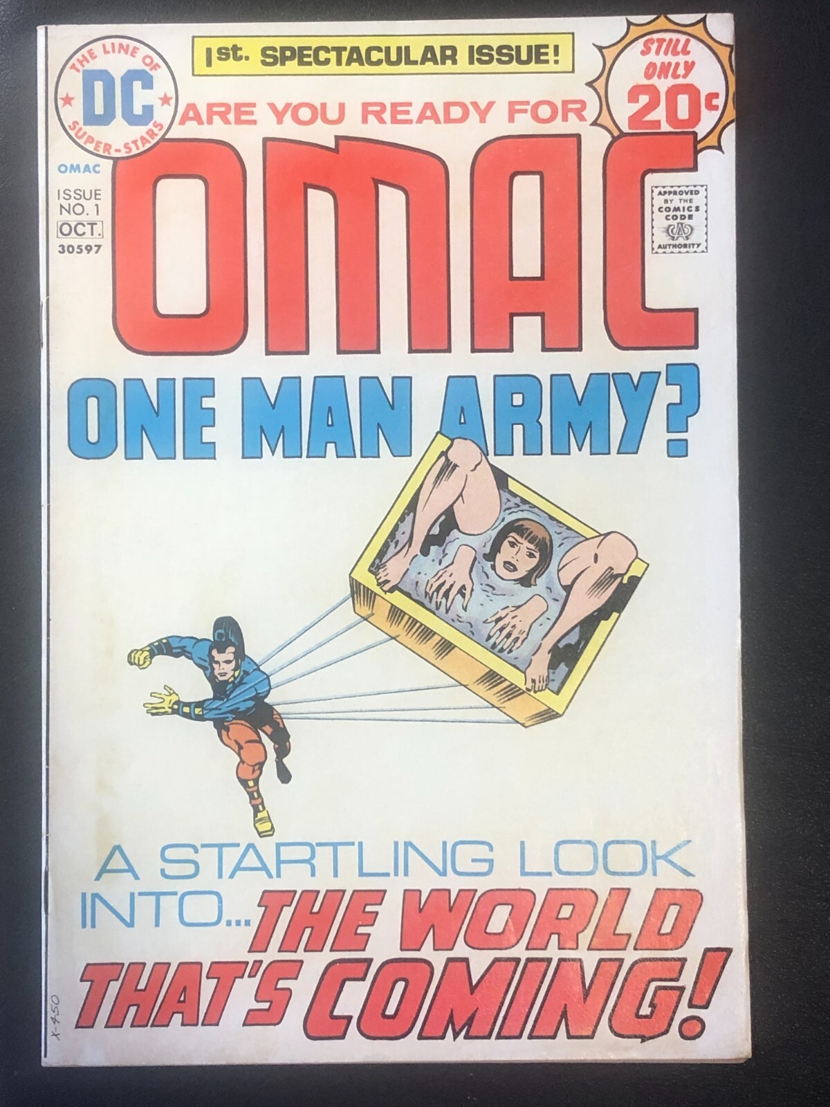 Omac One Man Army ISSUE #1 FIRST DC Comic Book 1974 ISSUE NUMBER #1! | eBay