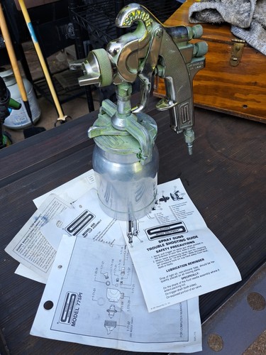 Sharpe Model 775 Paint Spray Air Gun with Model 450 Paint Can Cup ...