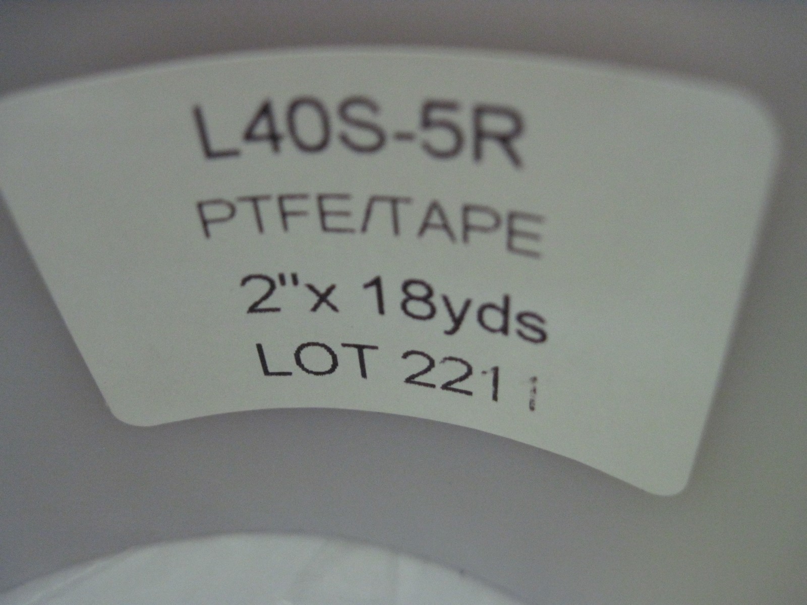 (Qty 3) Rolls High Temp PTFE Coated Fiberglass Tape 2" x 18yds W.F ...