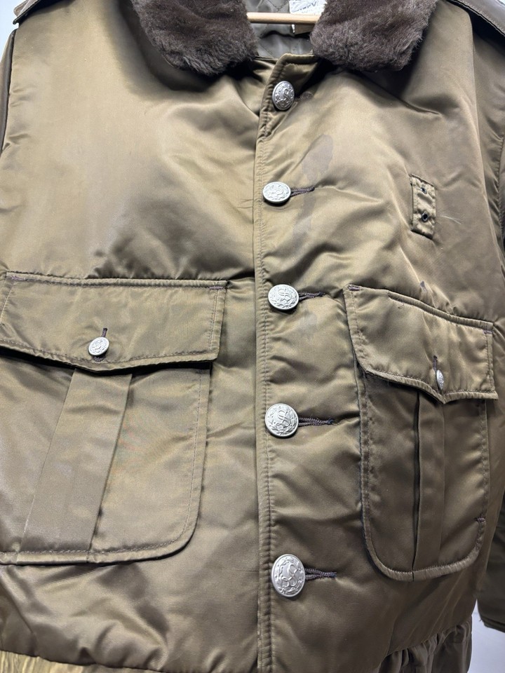 Vintage Tuffy Jac Men’s Sz 48R Police Sheriff Deputy Brown Bomber ...