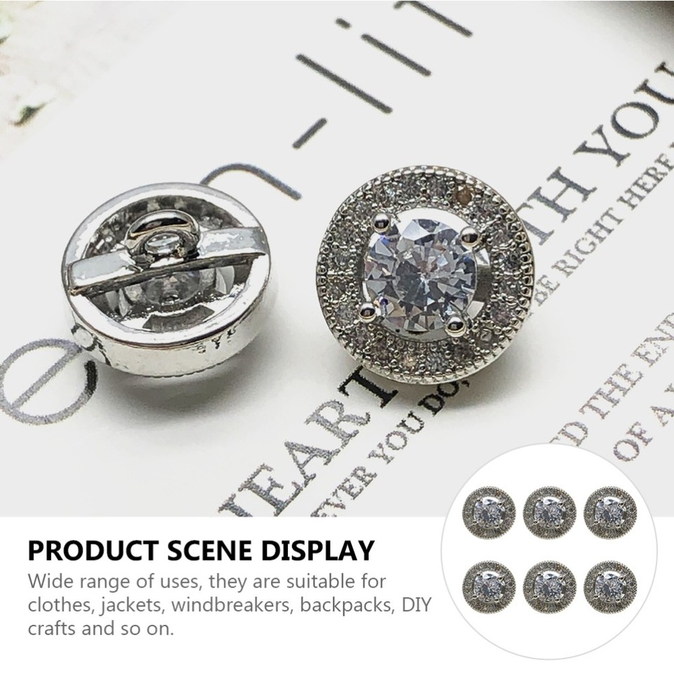 6pcs Fashionable Button Clothes Button Costume Clothing Costume Button ...