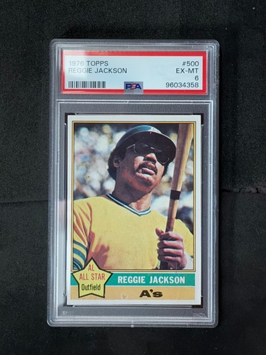 1976 Topps - Reggie Jackson #500 (HOF) 🔥🔥PSA 6 ...