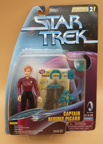 1997 Playmates Star Trek Captain Beverly Picard Warp Factor 6" Figure ...
