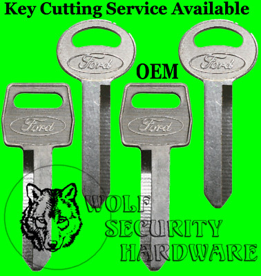 Lot of 4 Ford Logo OEM Ignition Door H51 Trunk H50 Key Blank Square ...