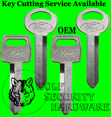 Lot of 4 Ford Logo OEM Ignition Door H51 Trunk H50 Key Blank Square ...