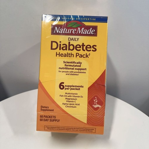Nature Made Daily DIABETIC Health Pack 60 Packets EXP 12/2025 ...