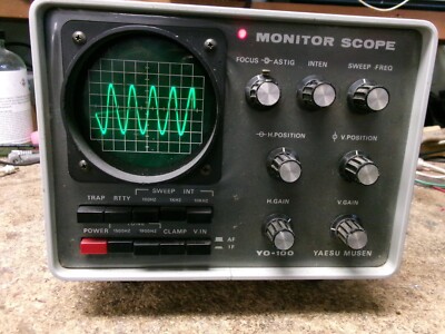 Yaesu Model YO-100 Amateur Ham Monitor Scope Working | eBay