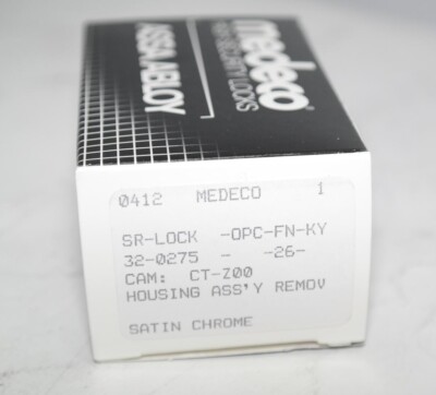 -=NEW=MEDECO 32-0275 6-PIN MORTISE CYLINDER HOUSING REMOVABLE CORE CT ...