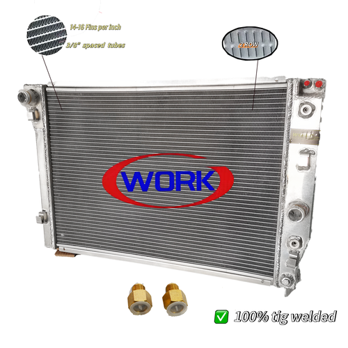 Aluminum Radiator Fit 1997-2001 Chevrolet Chevy Corvette Z06 C5 5.7L ...