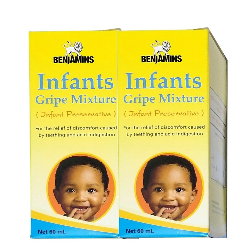 BENJAMINS INFANT GRIPE MIXTURE infant preservative (120 ML) Pack Of 2 ...