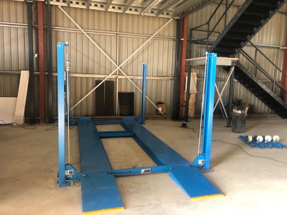 4 POST 4000 KG SERVICE PARKING CAR LIFT RAMP HOIST CE | eBay UK