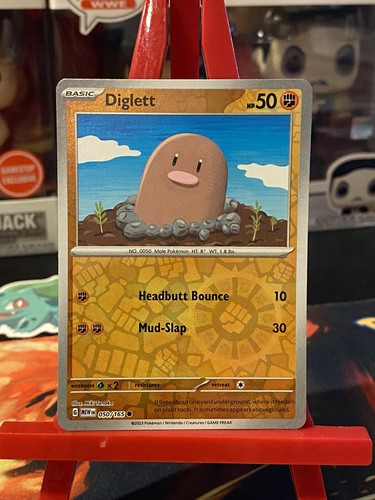 Pokemon TCG - Diglett Reverse Holo - 050/165 - Scarlet & Violet 151 | eBay