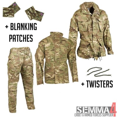 Military RAF Cadet ATC MTP Uniform Smock, Shirt & Trousers Set Genuine ...