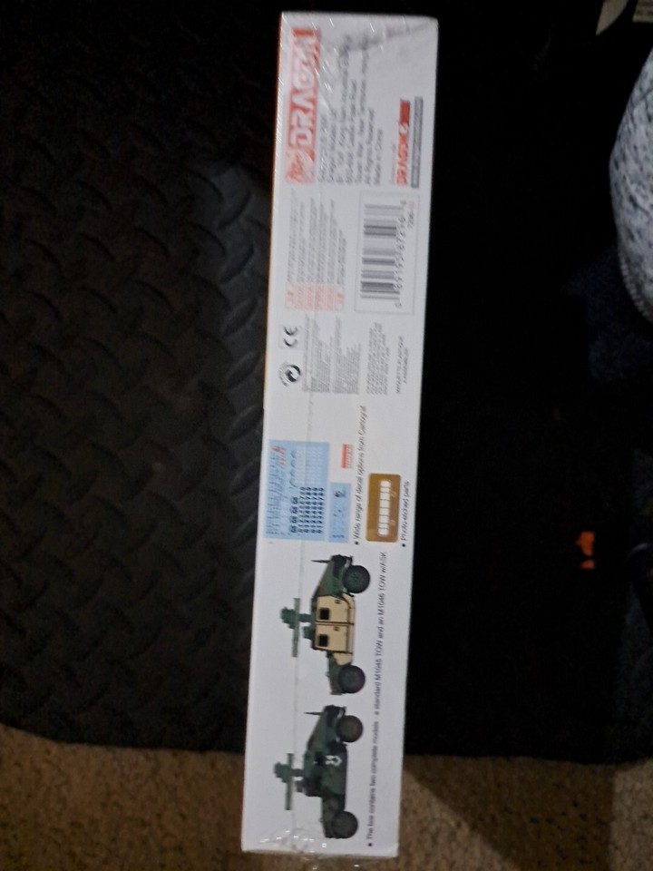 Dragon #7296 HMMWV-M1045 Tow + M1046 Tow w/ASK 1:72 Scale Open Box-NOS ...