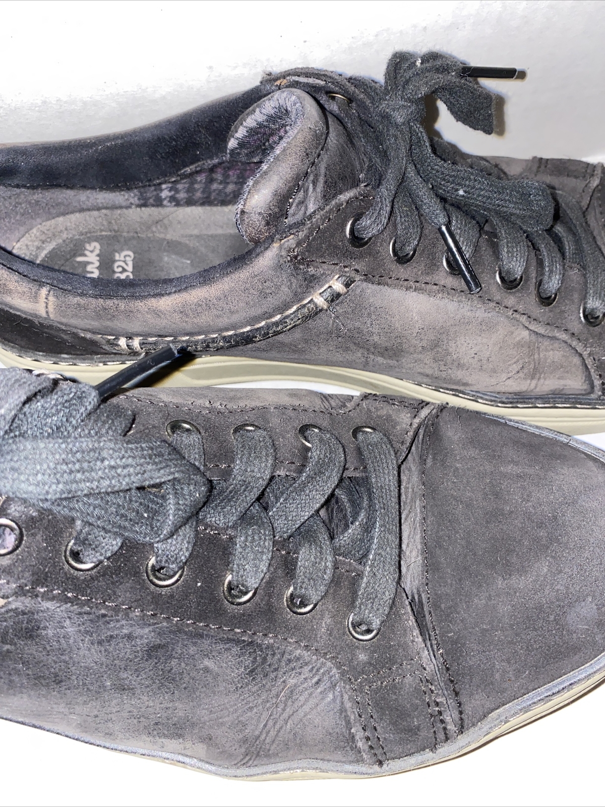 Clarks 1825 Brown Leather Oxfords Mens Size 11m Casual Lace up Shoes ...