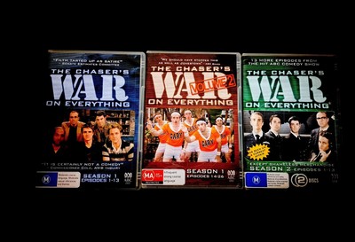 The Chasers War On Everything DVD Bundle Seasons 1 & 2 - 3 DVD Set FREE ...