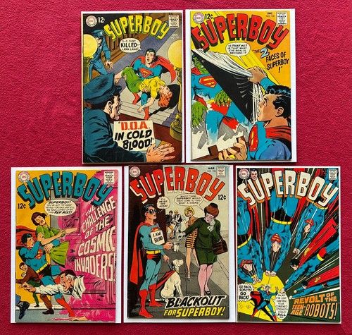 SUPERBOY DC COMICS - 151, 152, 153, 154, 155 - Late Silver Age Lot - VG ...