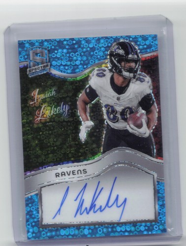 2024 Panini Spectra - Colorgraphs Isaiah Likely #CG-ILY Neon Blue Prizm ...