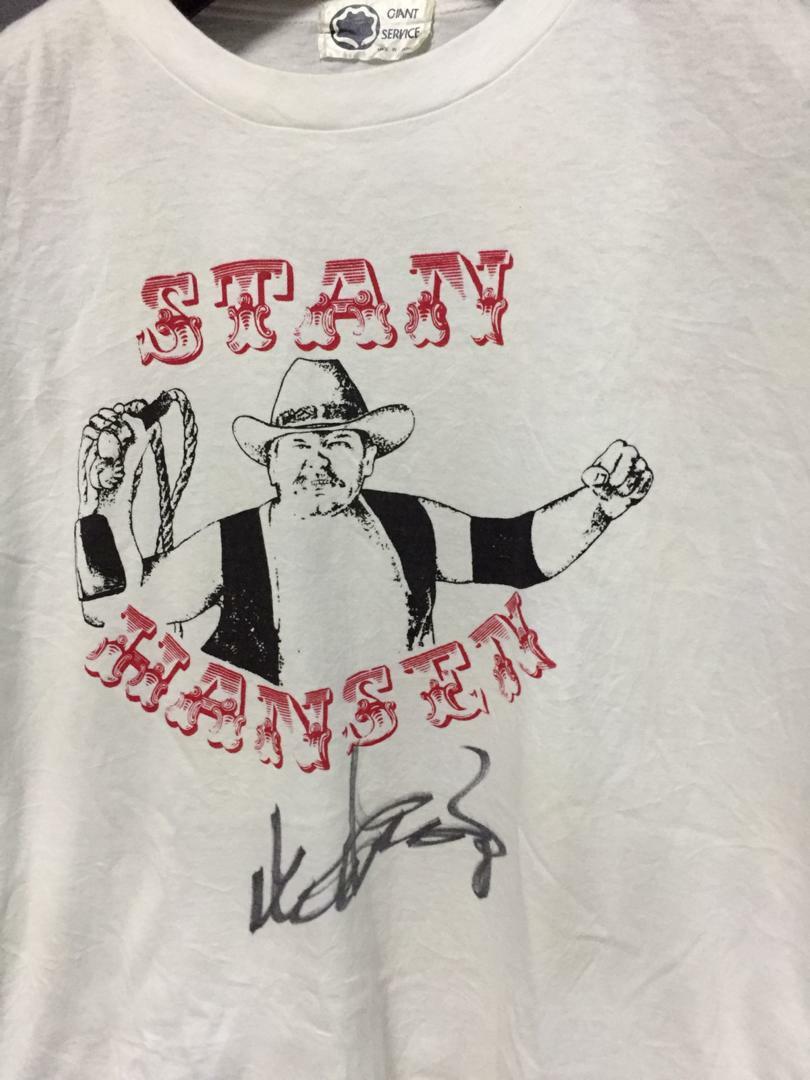 Riesige Shohei Baba & Stan Hansen Unterzeichnet Shirt… - Gem