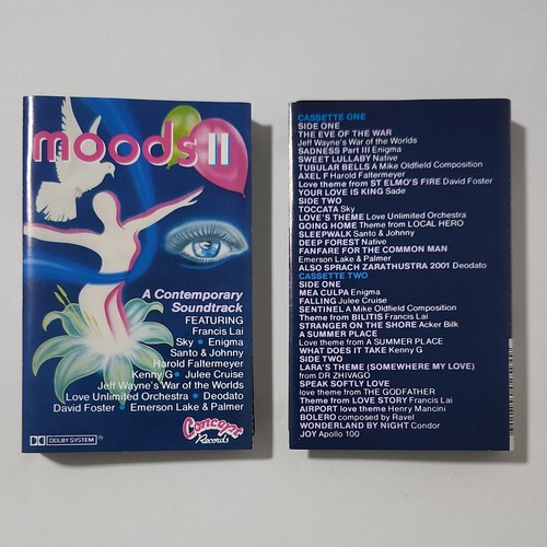 MOODS II - 'A Contemporary Soundtrack (Various)' Cassette Tape Album ...