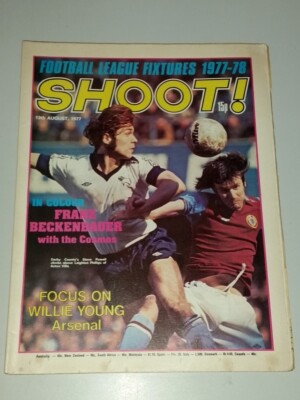 SHOOT 13th AUGUST 1977 BRITISH WEEKLY COMIC FOOTBALL MAGAZINE * | eBay UK