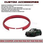 Red Aluminum Remote Smart Key Ring Rim Cover For Mini Cooper JCW R55 ...