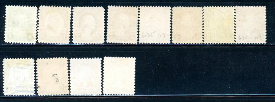 US Scott # 632 - 634, 634a, 635 - 642 - Used - CV=$16.25 (31-C251) | eBay