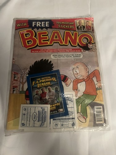 The Beano No 3105 January 19th 2002 Comic Book With Stickers | eBay