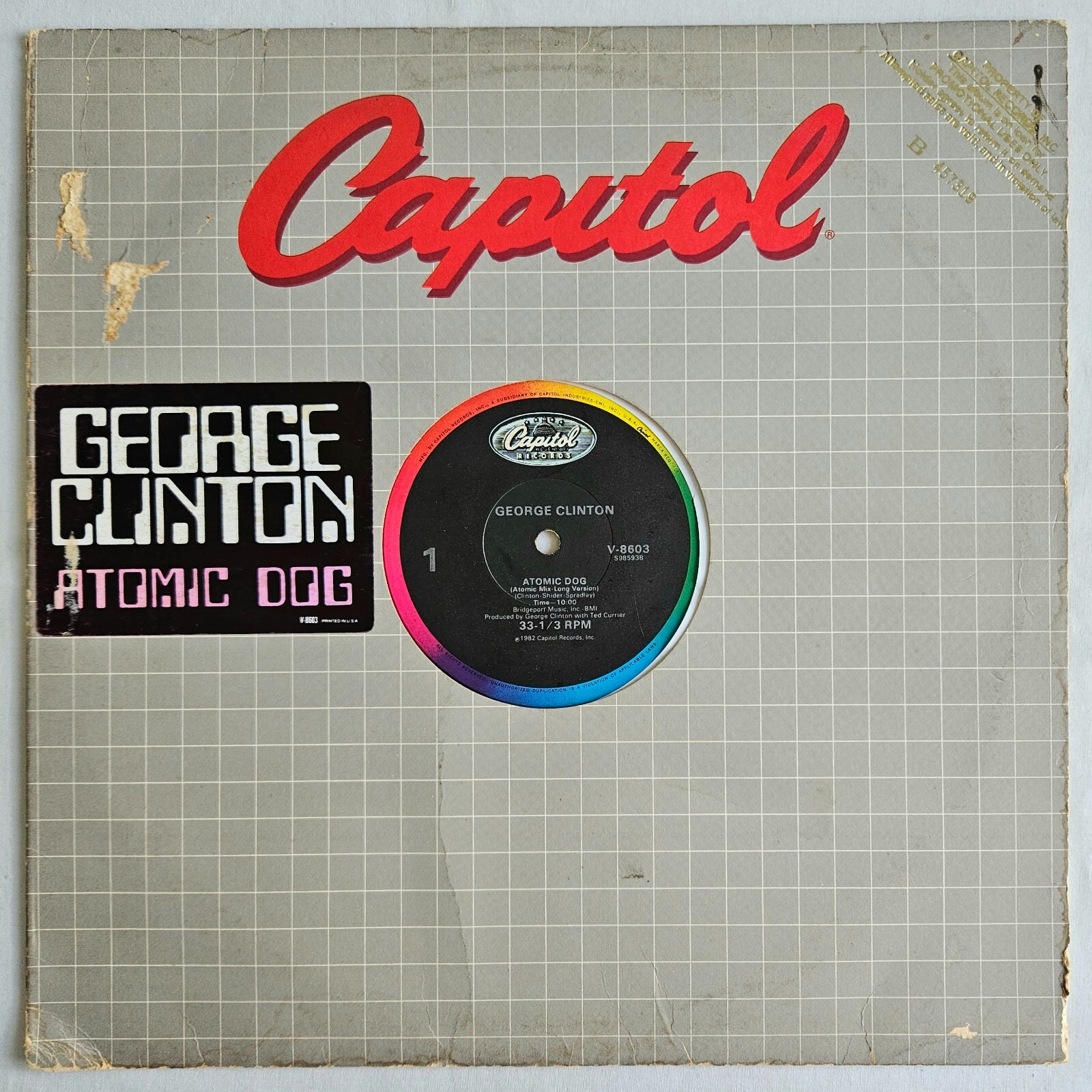 BOOGIE / DISCO-FUNK - GEORGE CLINTON - ATOMIC DOG / INSTRUMENTAL - OG ...
