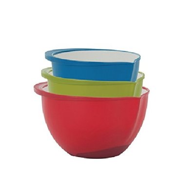 Trudeau Set of 3 Mixing Bowls, 2-Tone Color | eBay